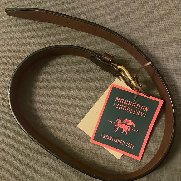 Manhattan Saddlery | Accessories | Nwt Manhattan Saddlery Roller Belt ...